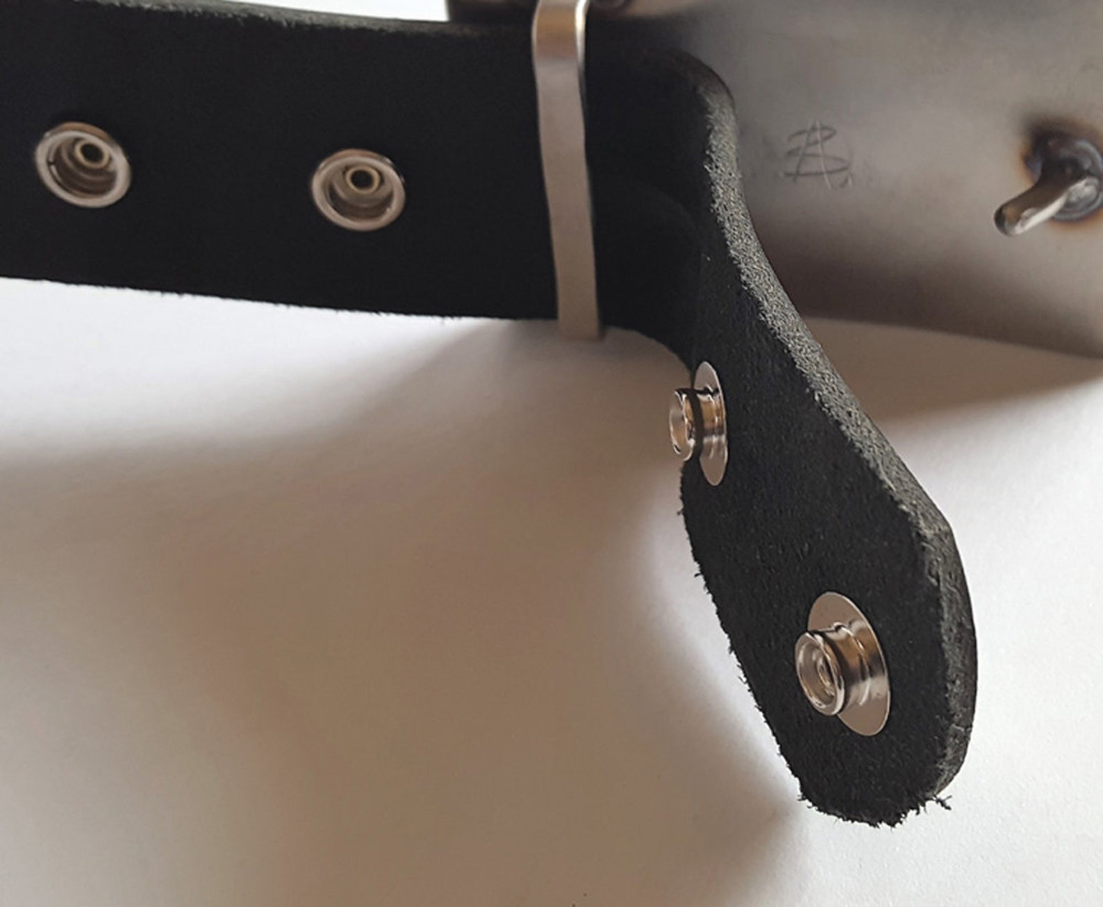 Handmade Leather Belt Gift Set: Five Interchangeable Belts With Snaps ...