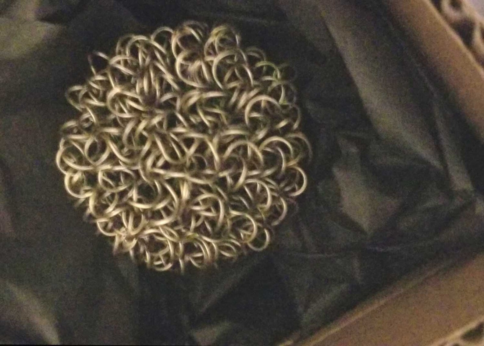 Wire Balls Christmas Tree Ornaments Twisted Metal Metal | Etsy