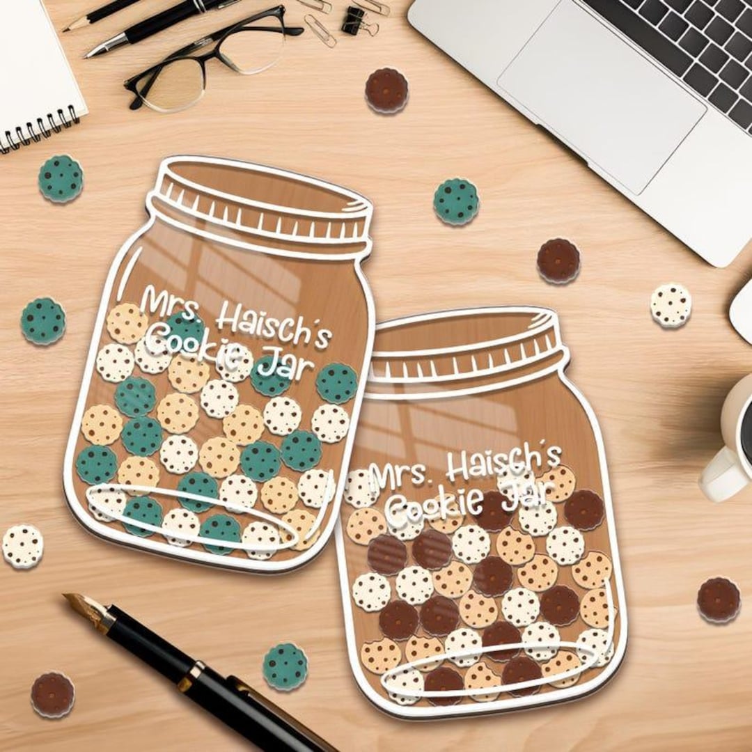 Cookie Jar Reward System, Back to School Teacher Gift, Custom Name ...