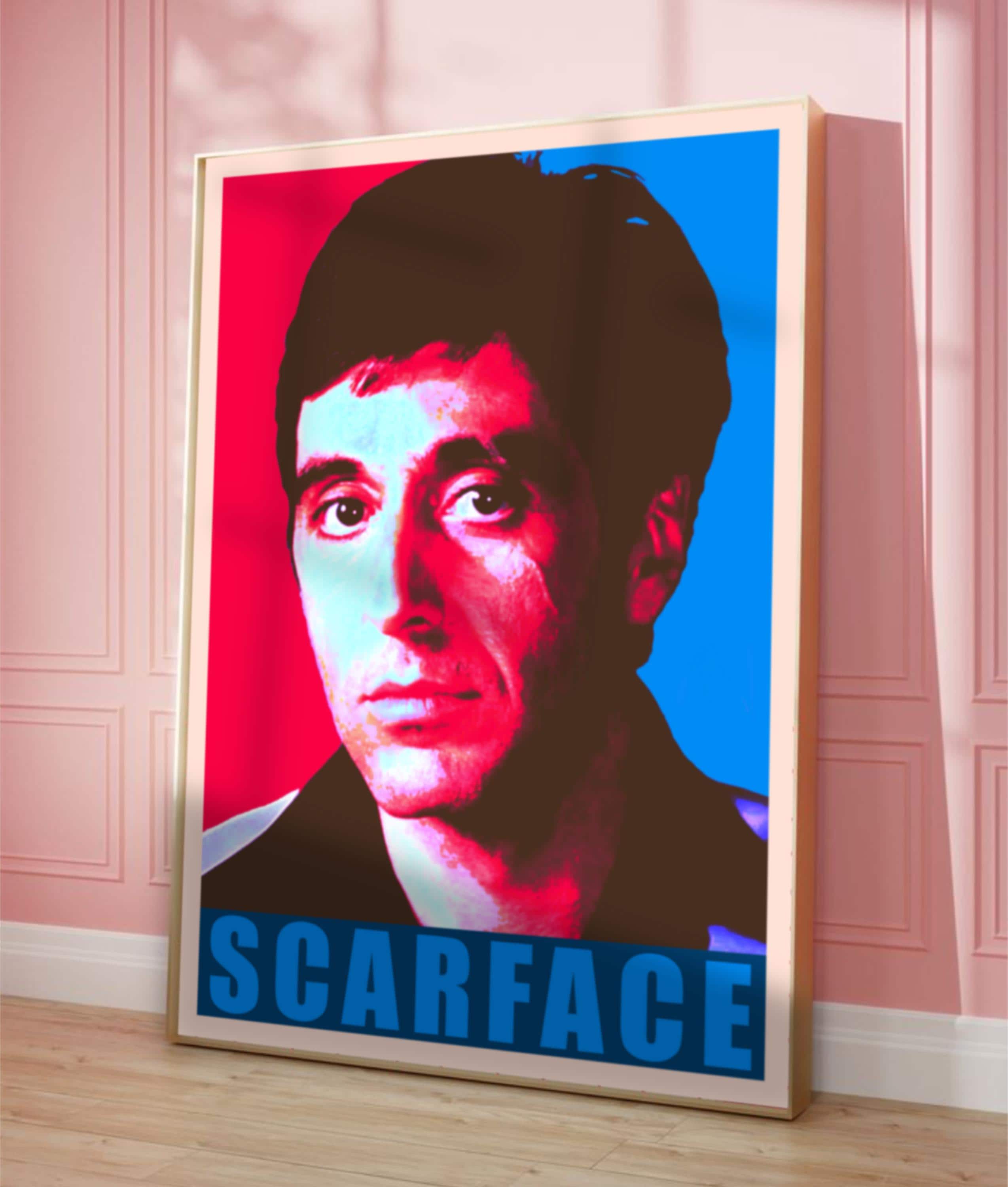 Scarface,alpacino Poster,colourful Poster,printable Wall Arts,abstract ...