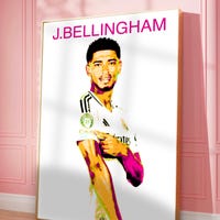 Jude Bellingham England World Cup Poster: Football Art Print - Etsy UK