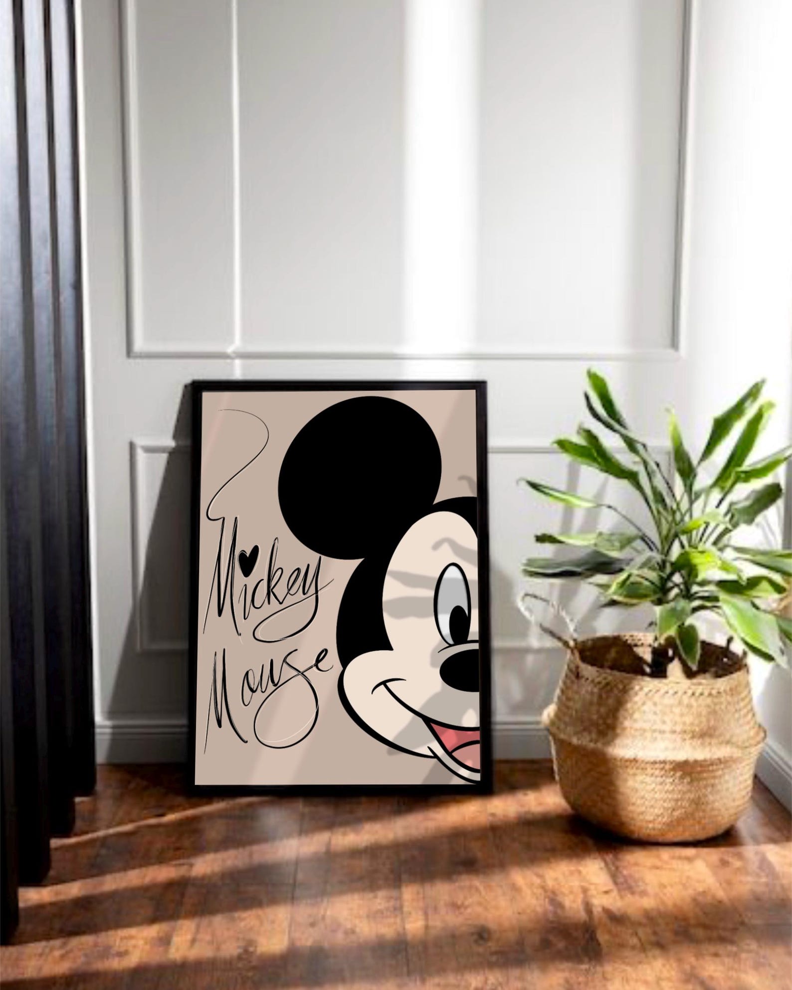 Cartoon Mickey Mouse Print, Kids Room Decor (digital Download) - Etsy