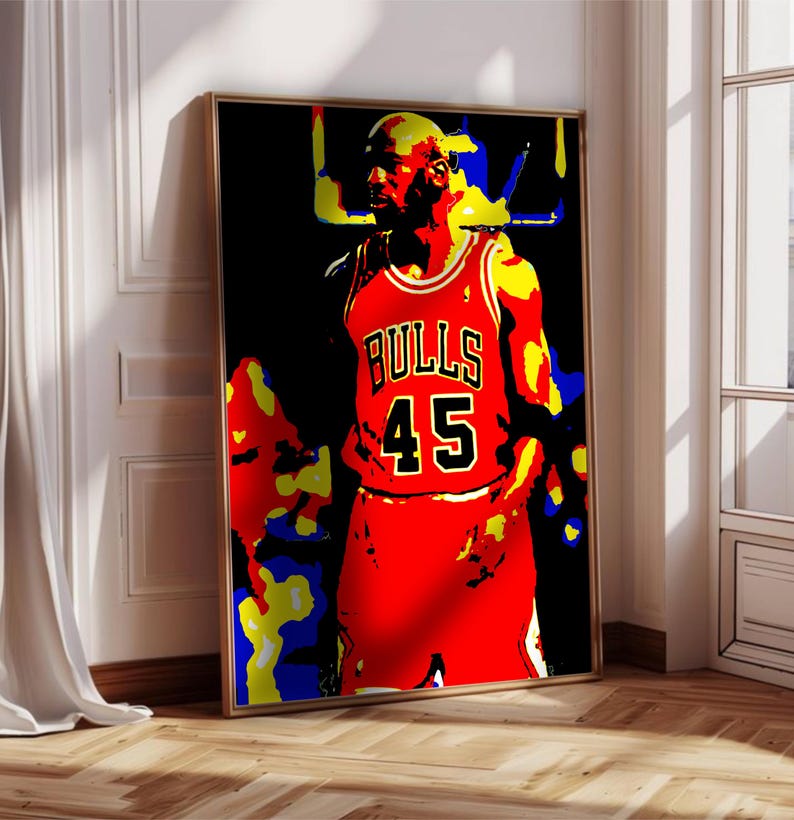 Jordan Poster, Colourful Poster, Printable Wall Arts, Abstract Picture ...