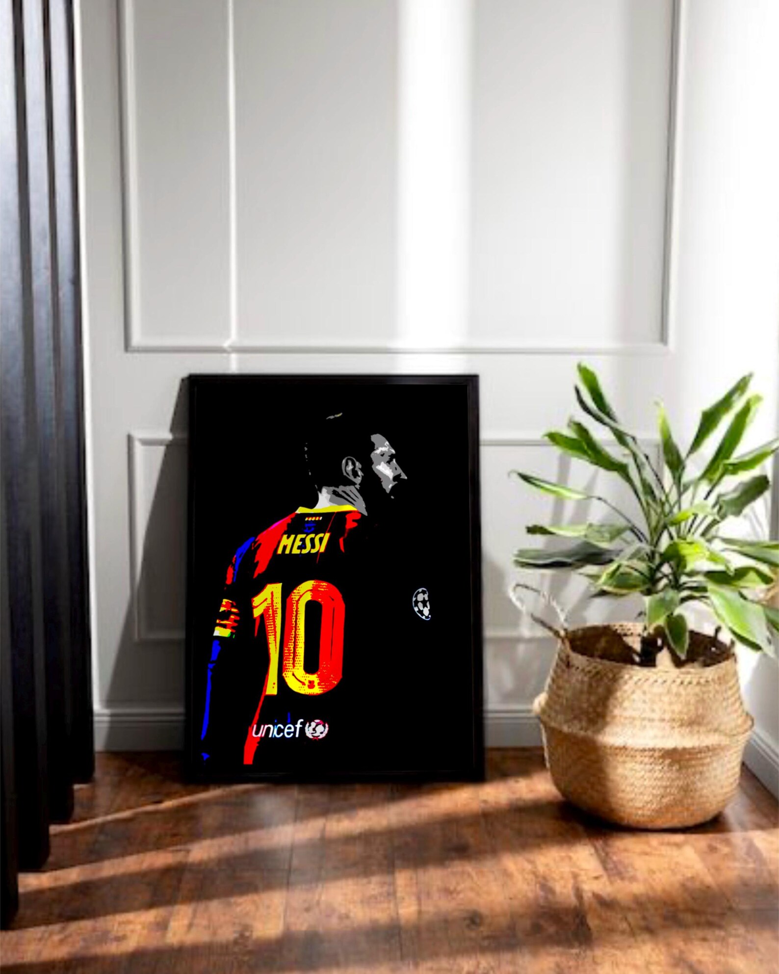 Messi Poster, Colourful Poster, Printable Wall Arts, Abstract Picture ...