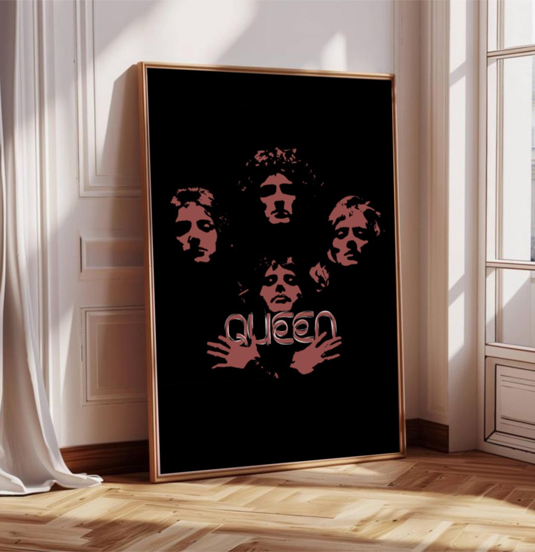 Queen Poster , Colourful Poster, Printable Wall Arts, Abstract Picture ...
