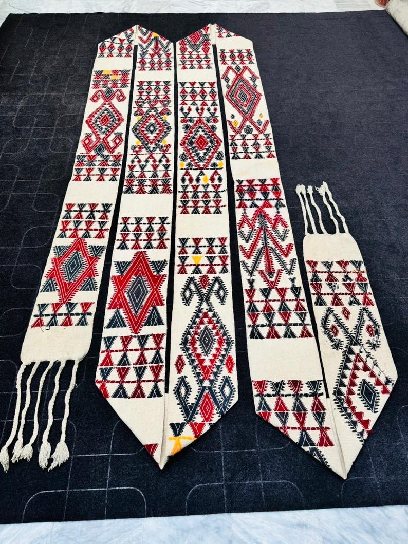 Antique Turkman Life Tree Tribal Tent Band Rug. Hand Made. Home Decor ...