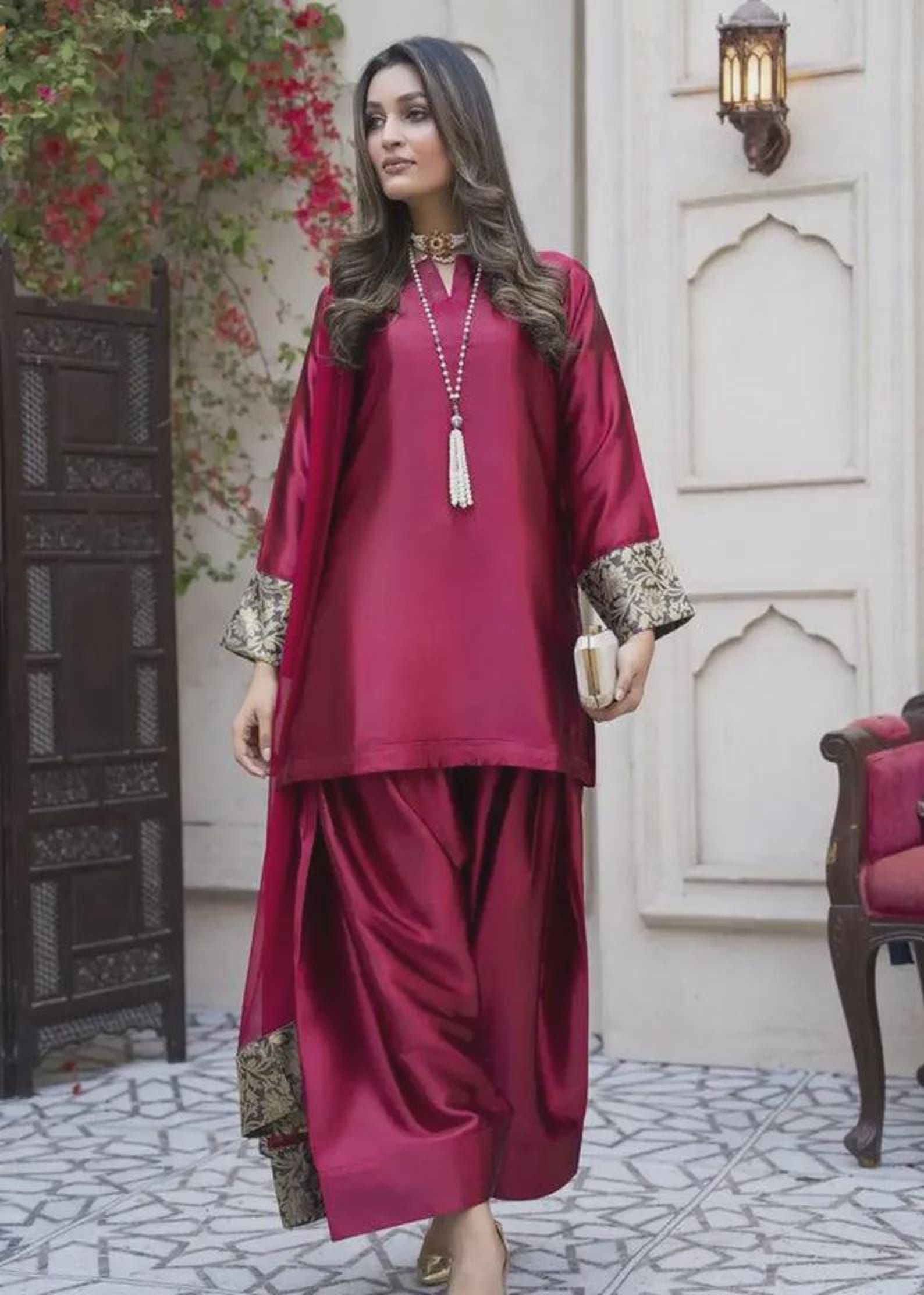 Latest Pakistani Farshi Shalwar Kameez, Designer Luxury Dress, Best ...