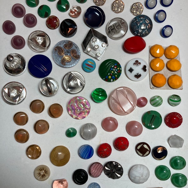 Glass Buttons - Etsy