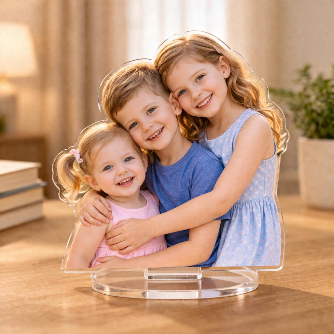 Personalized Family Acrylic Standee, Custom Photo Stand, Mother’s Day ...