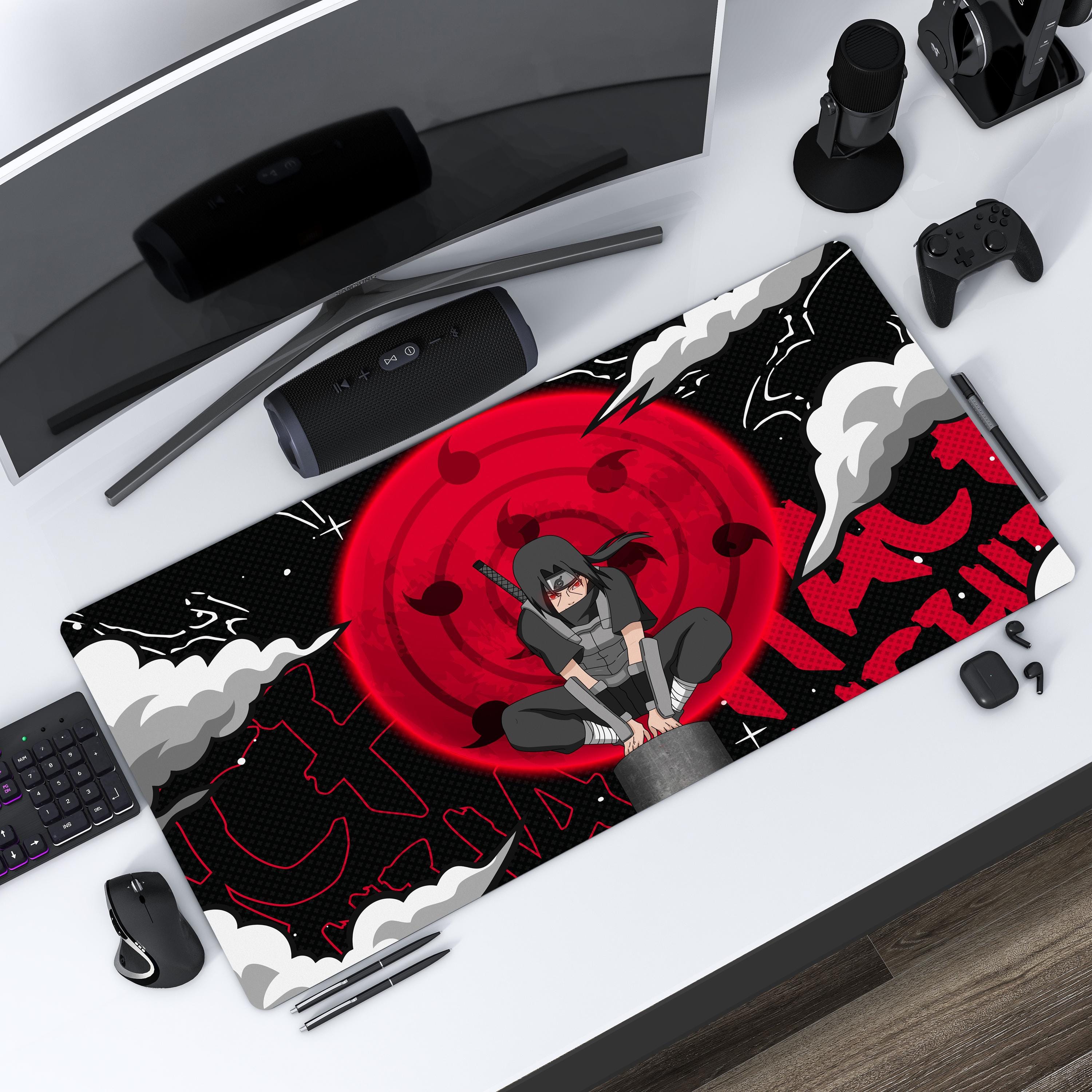 Itachi Uchiha Desk Mat, Akatsuki Anime Mousepad, MTG Gaming Desk Mat ...