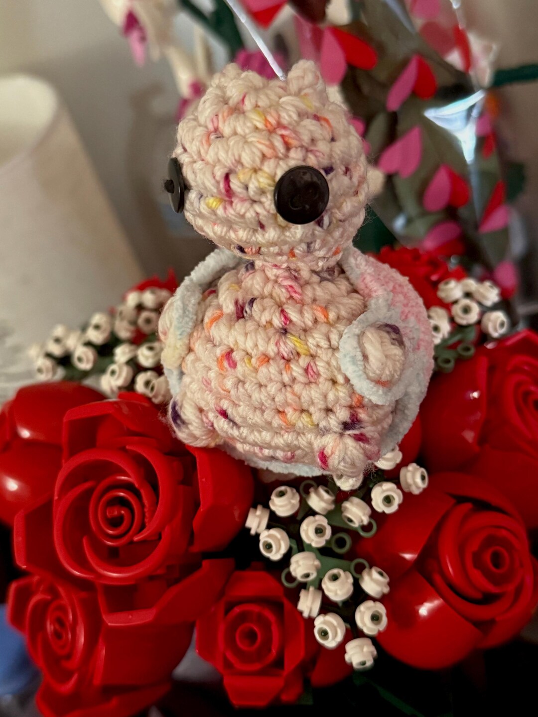 Small Handmade Crochet Turtle, Removable Shell With a Big Booty ...