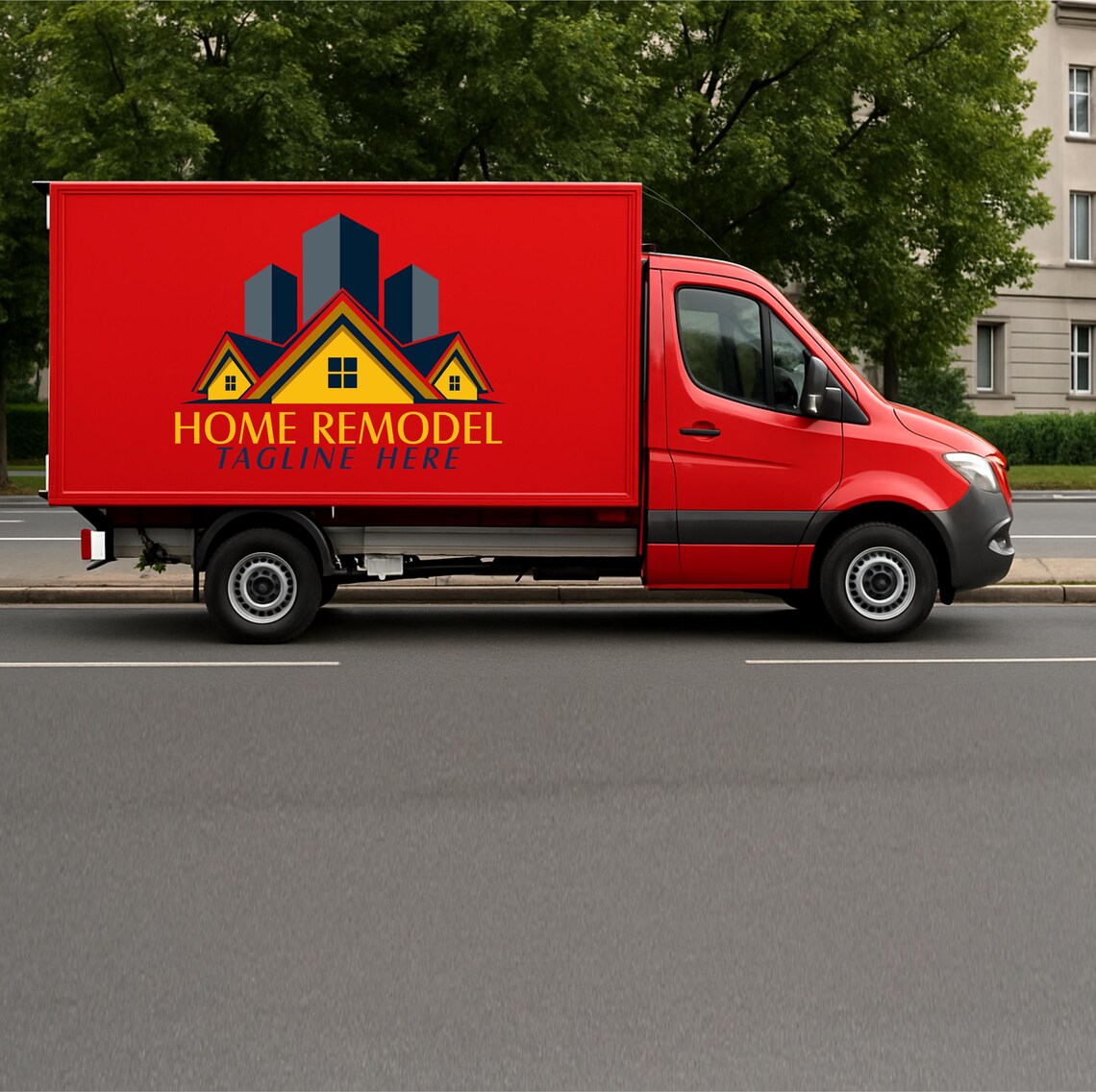 Editable Home Remodel Logo | Construction Company Logo | Real Estate ...