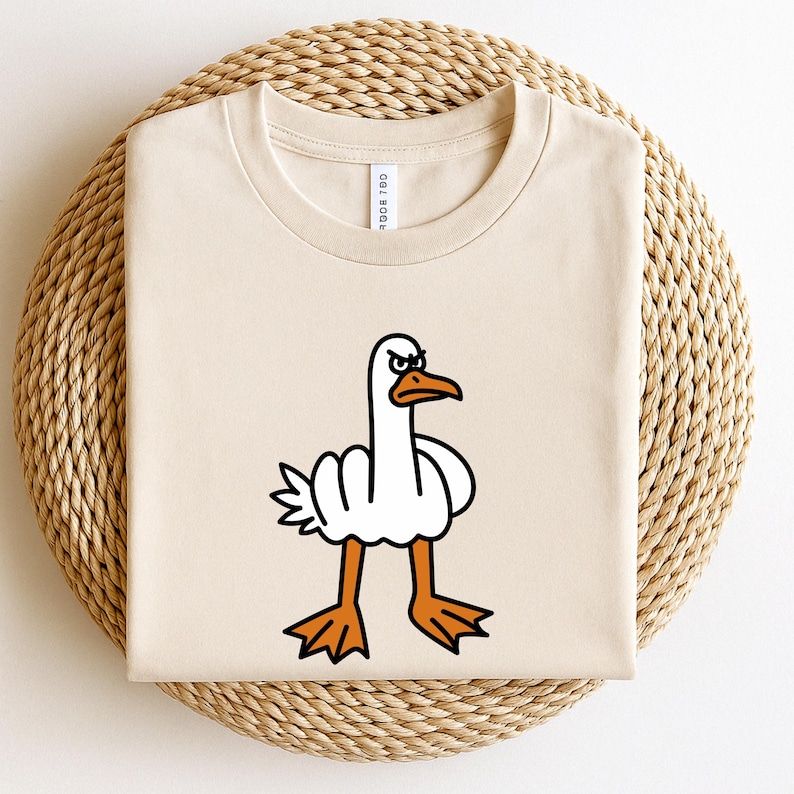 Middle Finger Goose SVG: Angry Meme Animal Art (digital Files) - Etsy ...