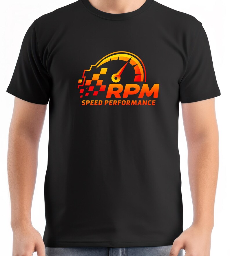RPM Speed Performance Logo SVG Racing Tachometer Auto Garage Brand ...