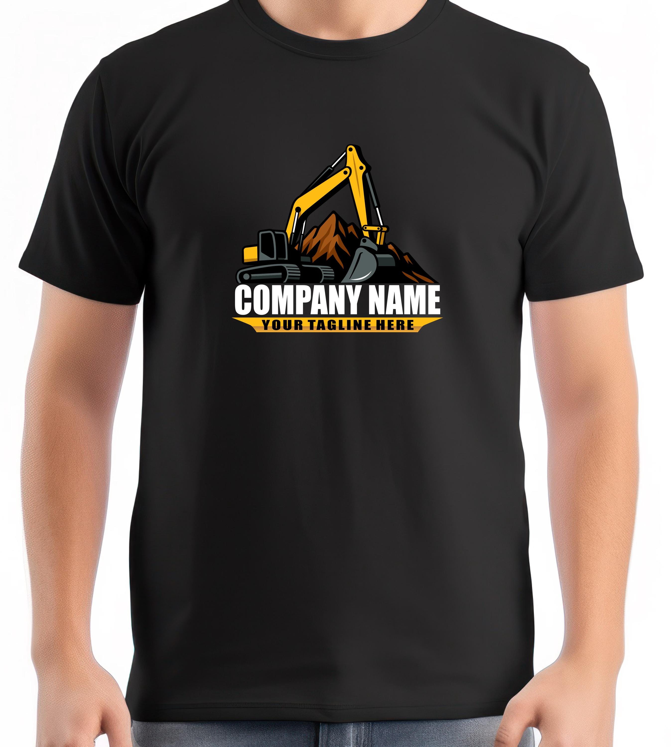 Excavator Logo Design | Construction Company Logo | Heavy Equipment ...