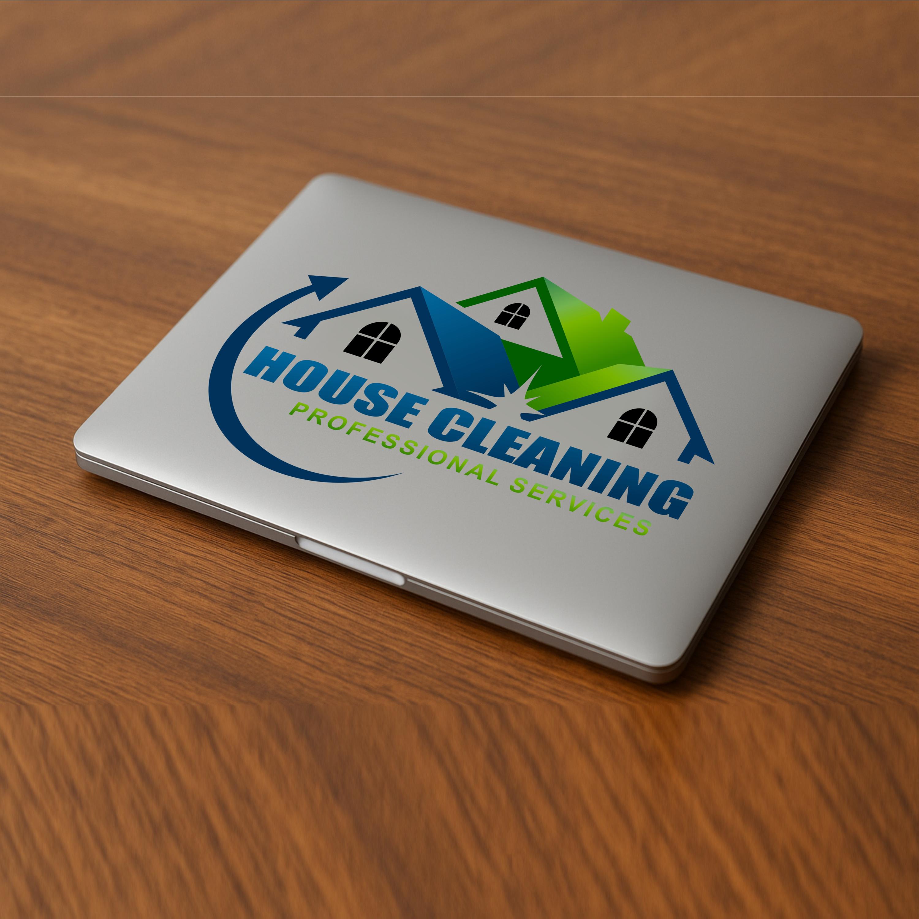 Modern House Cleaning Logo | Home Cleaning Service Vector Design ...