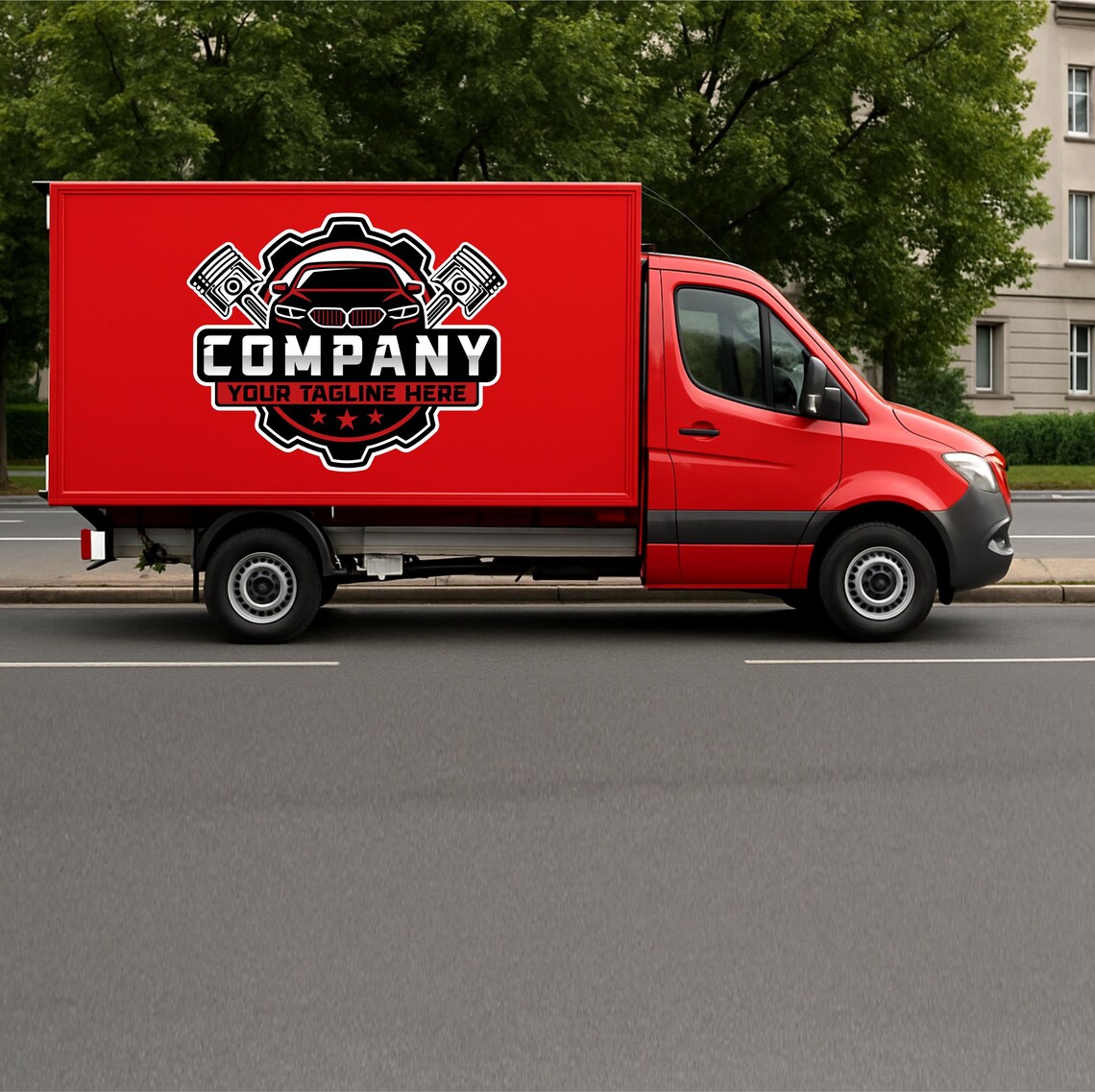 Custom Car Garage Logo Design | Auto Mechanic Repair Shop Emblem ...