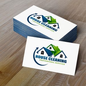 Modern House Cleaning Logo | Home Cleaning Service Vector Design ...