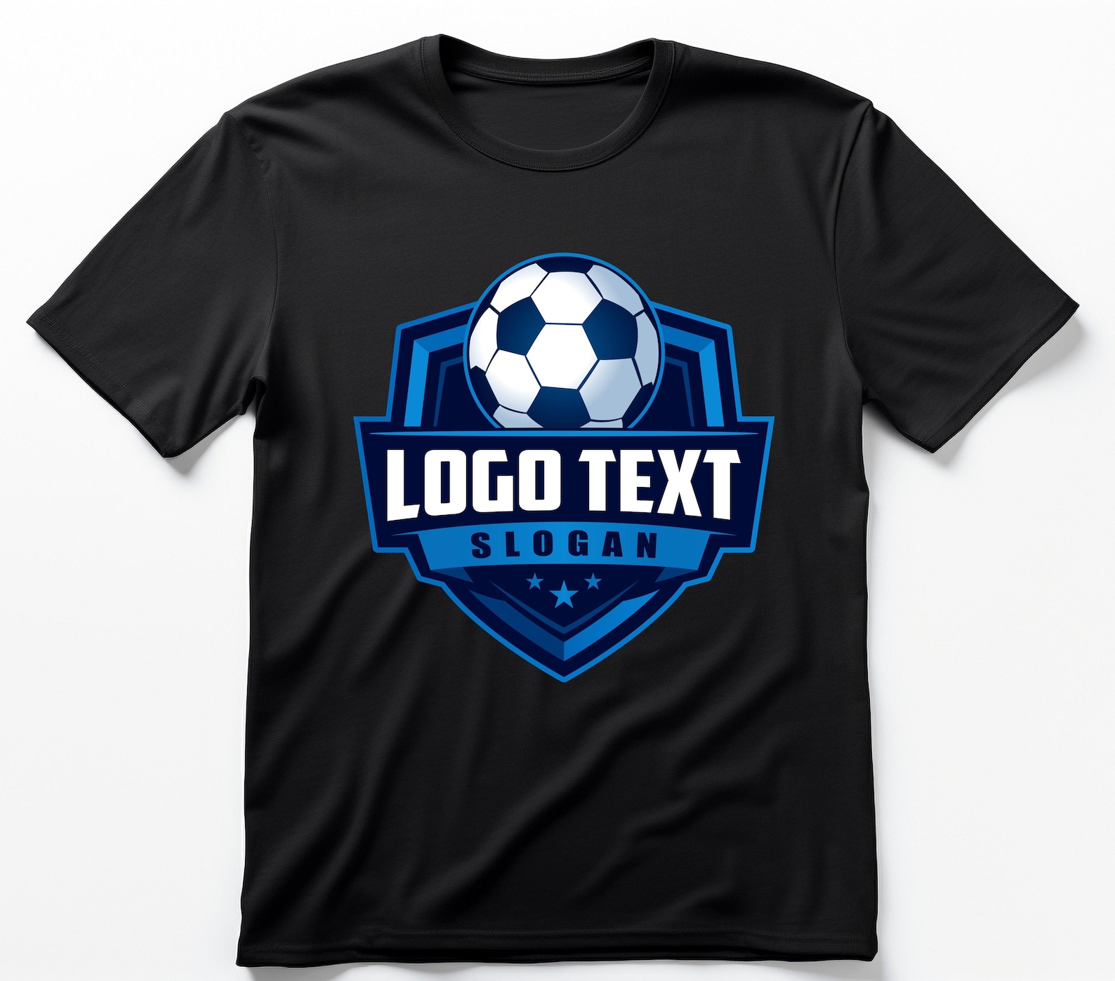 Custom Soccer Logo Template: Editable Football Team Badge (instant ...