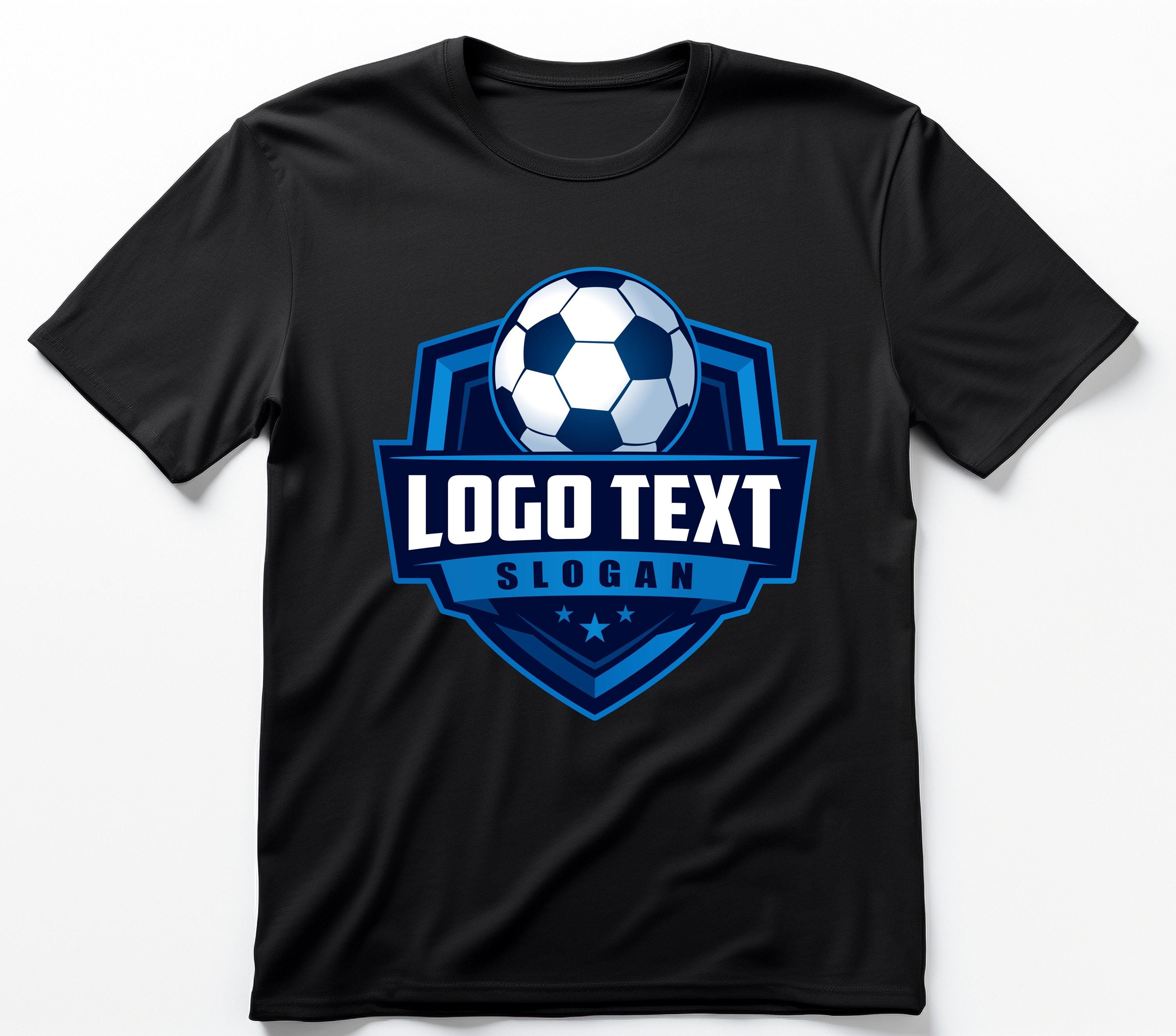 Custom Soccer Logo Template: Editable Football Team Badge (instant ...