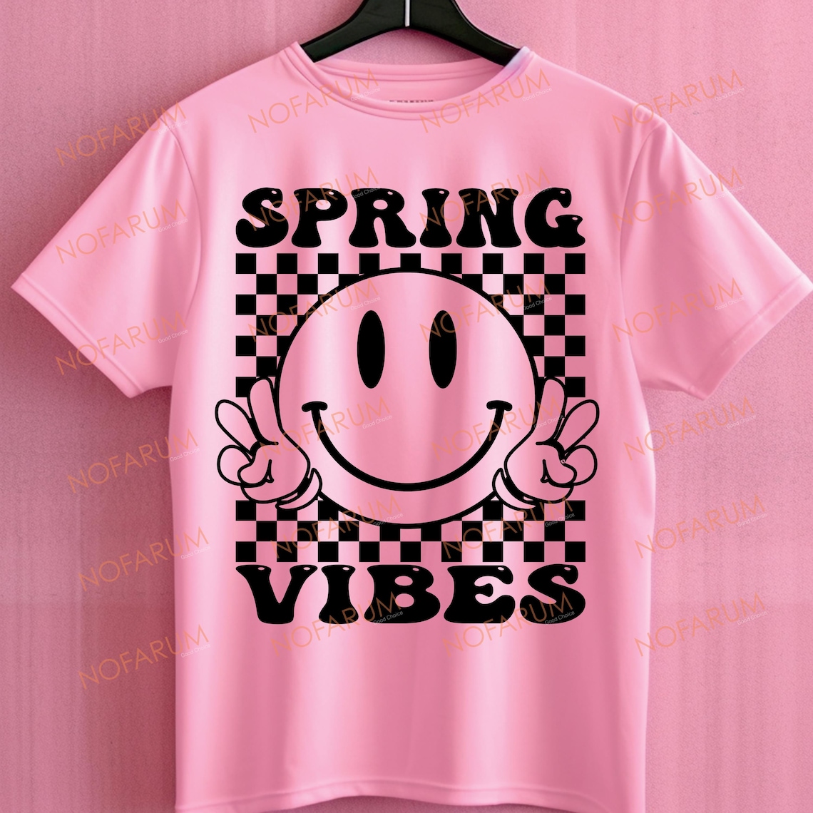 Retro Checkered Smile Face Png, Checkered Smile Face Svg, Emoji Checker ...