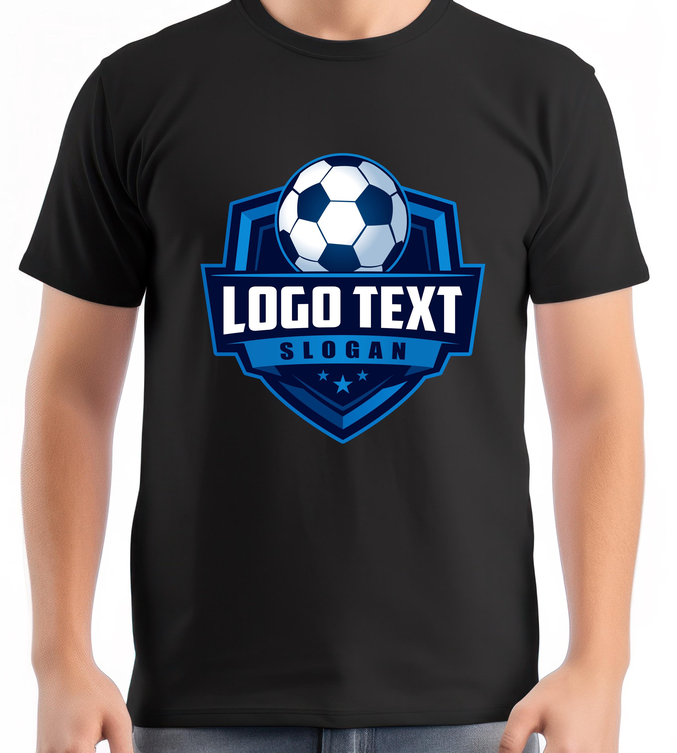 Custom Soccer Logo Template: Editable Football Team Badge (instant ...