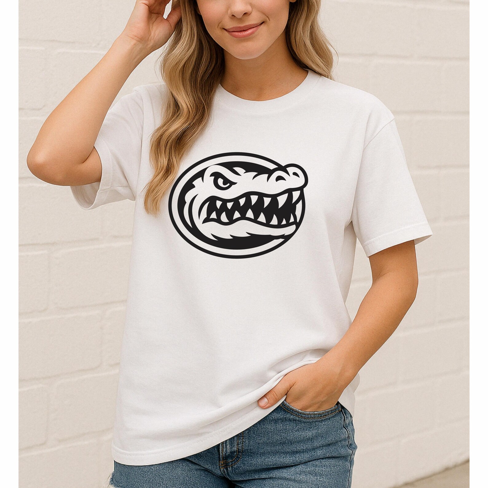 Bold Alligator Head SVG: Gator Mascot Logo (digital Download) - Etsy