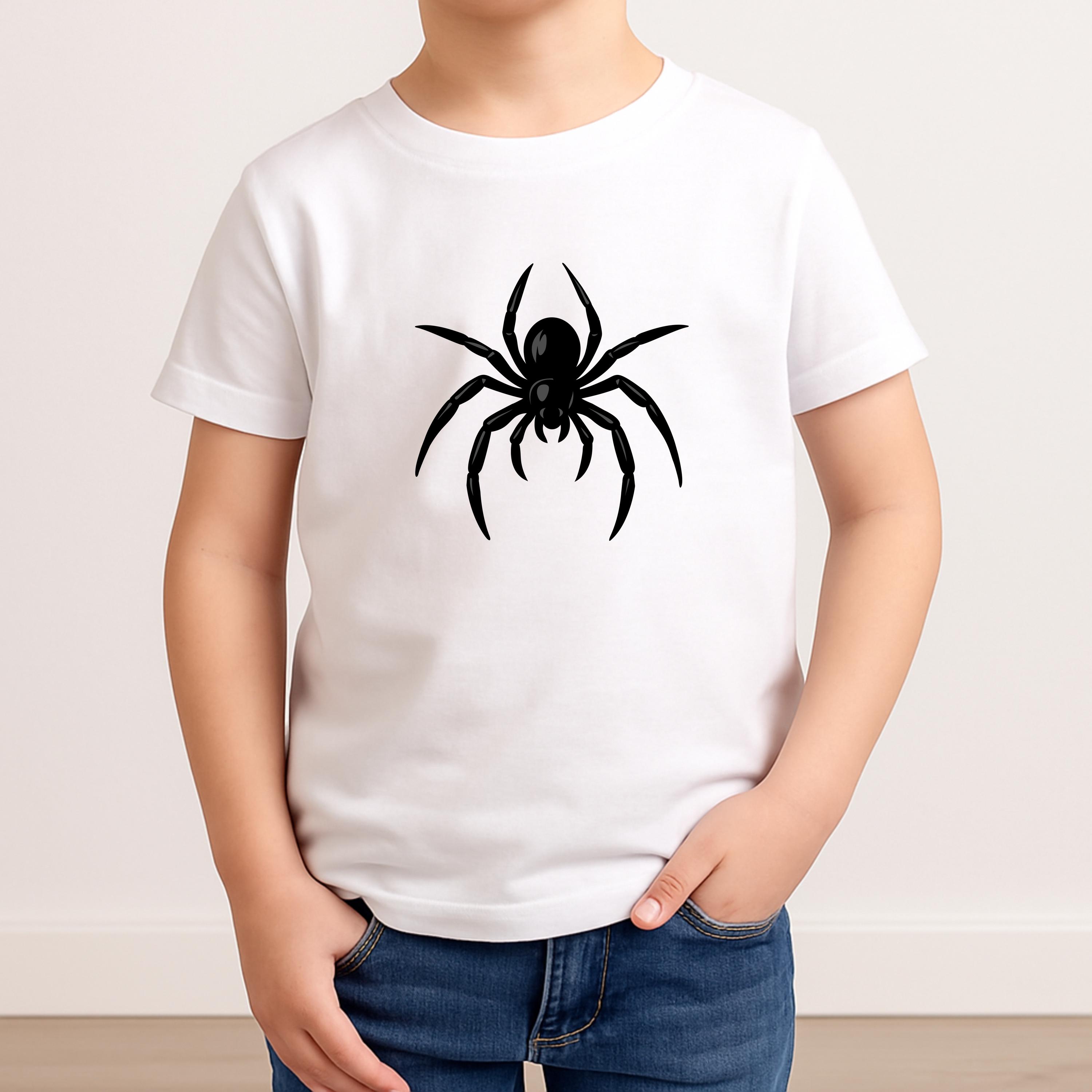 Black Spider SVG | Scary Spider Clipart for Halloween | Spider Vector ...