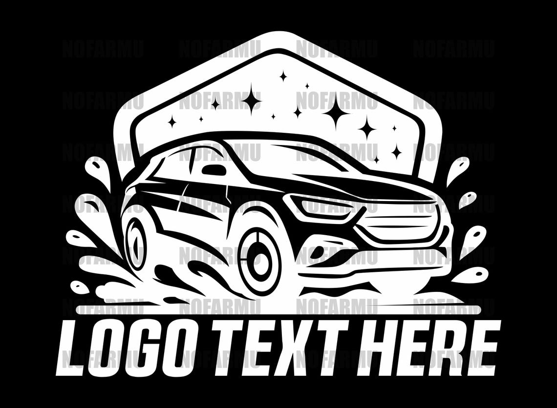 Car Wash Logo Template: Auto Detailing Badge (digital Download) - Etsy