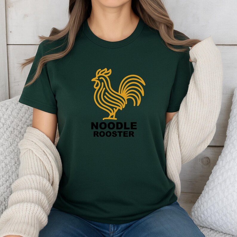 Noodle Rooster Logo – Chicken Line Art, Farm Mascot (svg, Png, Eps, Pdf ...