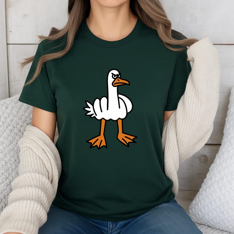 Middle Finger Goose SVG: Angry Meme Animal Art (digital Files) - Etsy