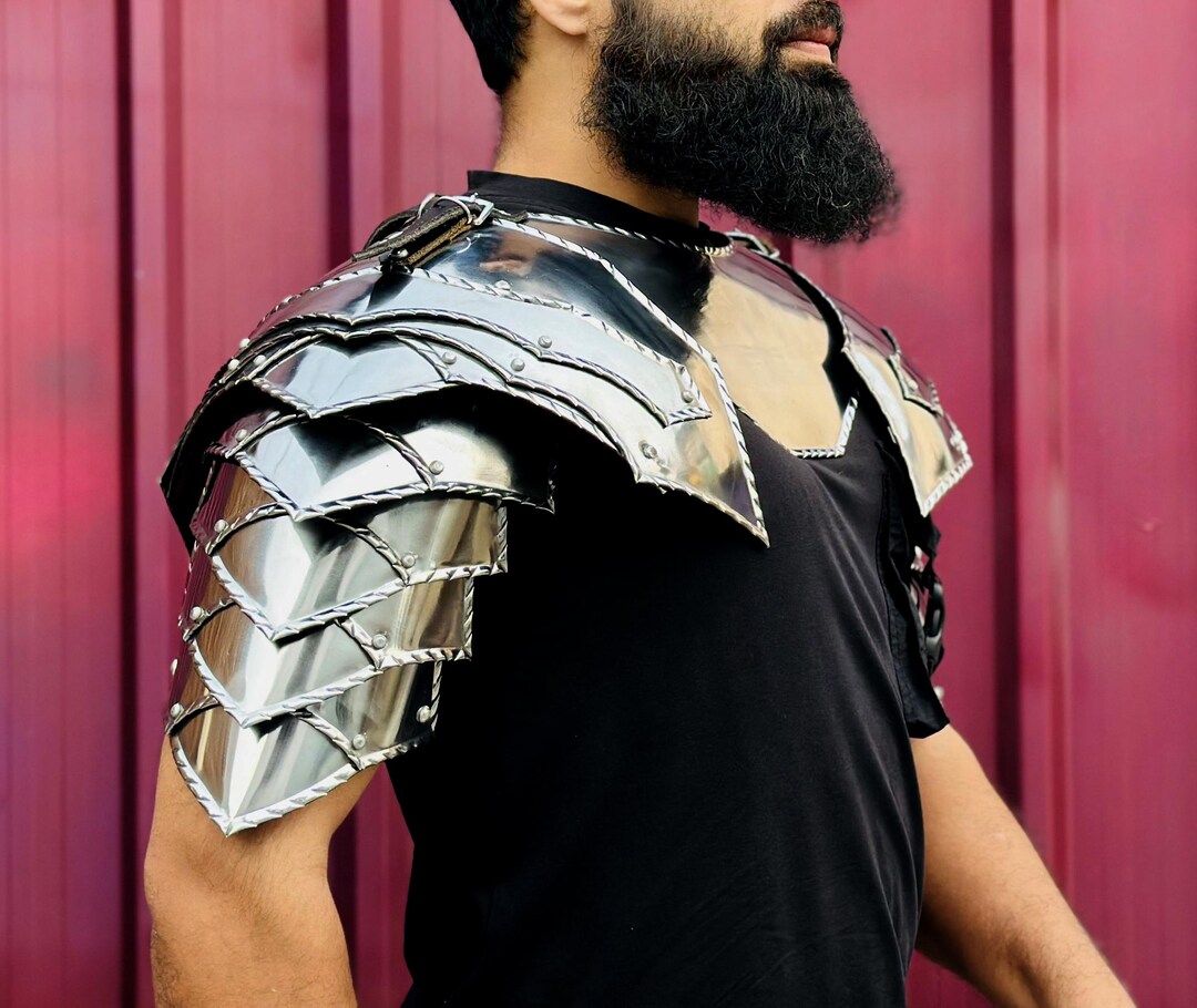Medieval Shoulder Armor Pauldrons – Berserk Guts Inspired Costume ...