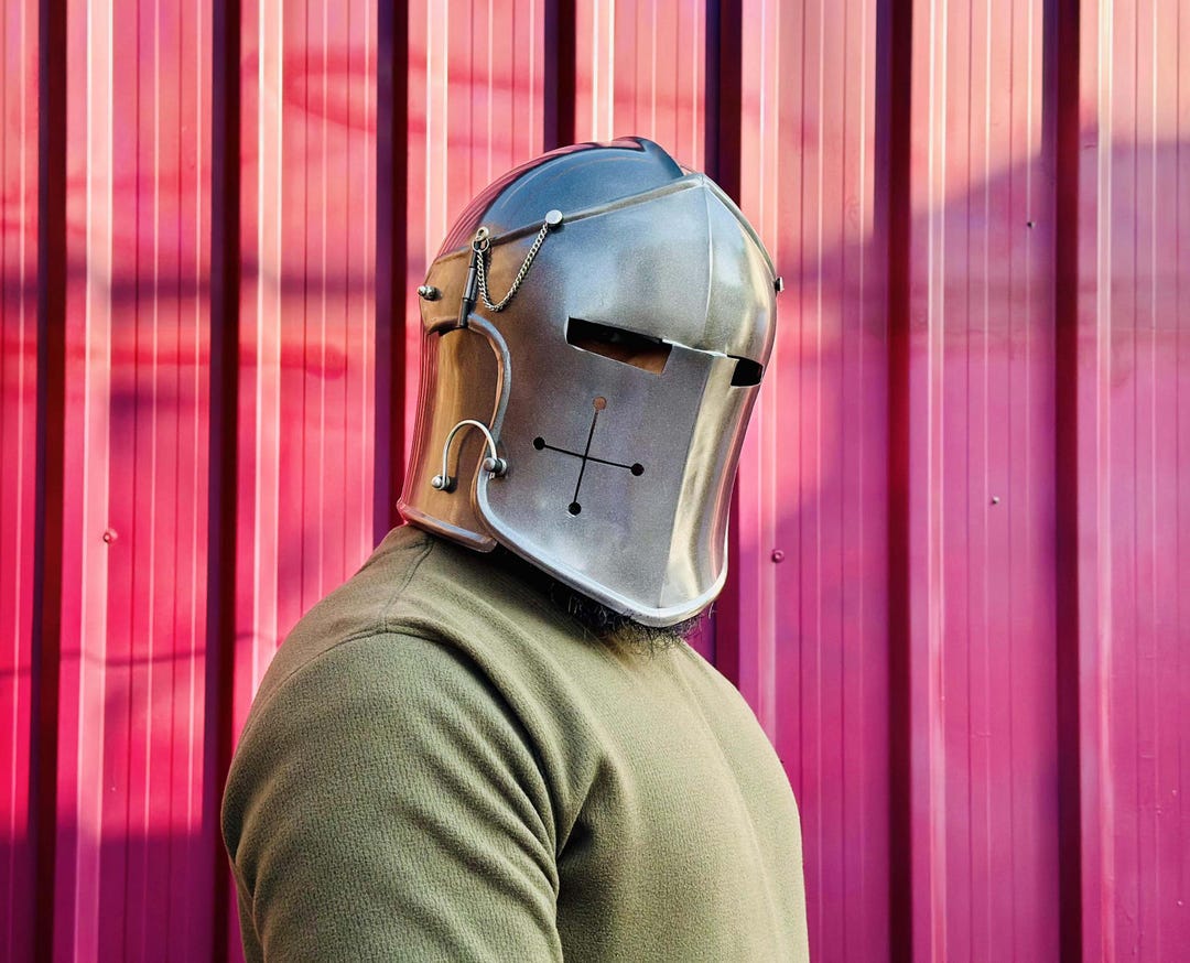 Barbute Helmet | Metal Helmet - Etsy