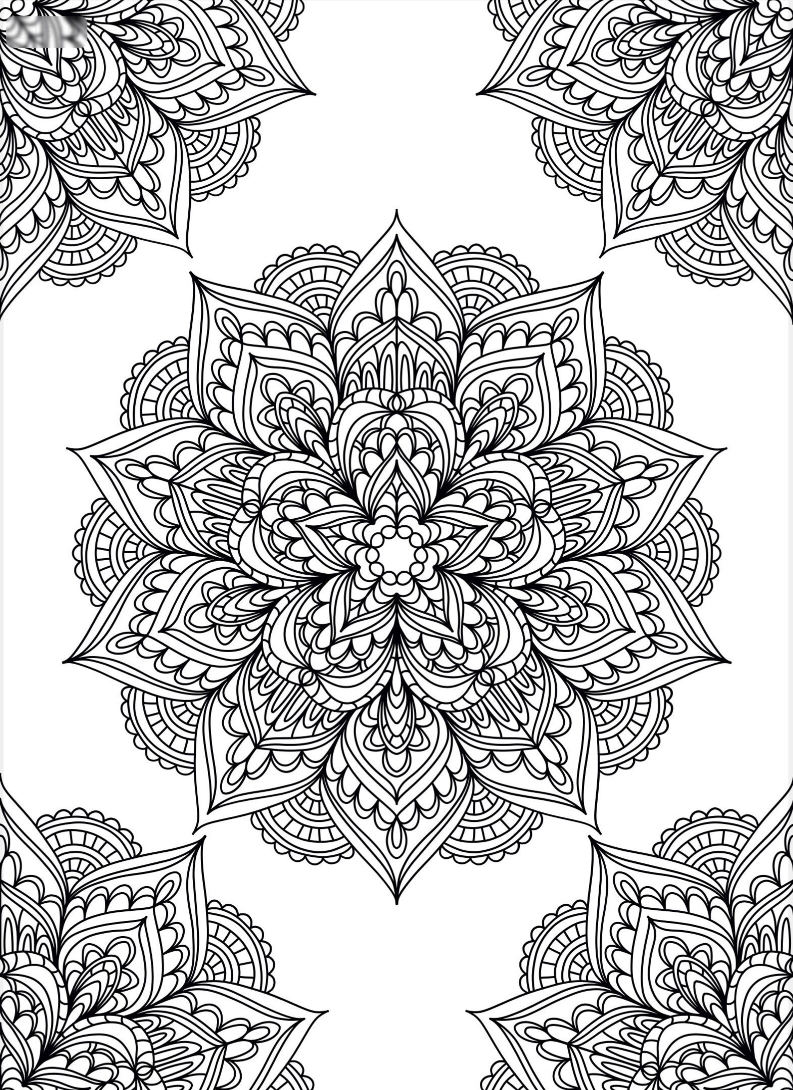 20 High-resolution Mandala Digital Prints, Printable Coloring Pages ...