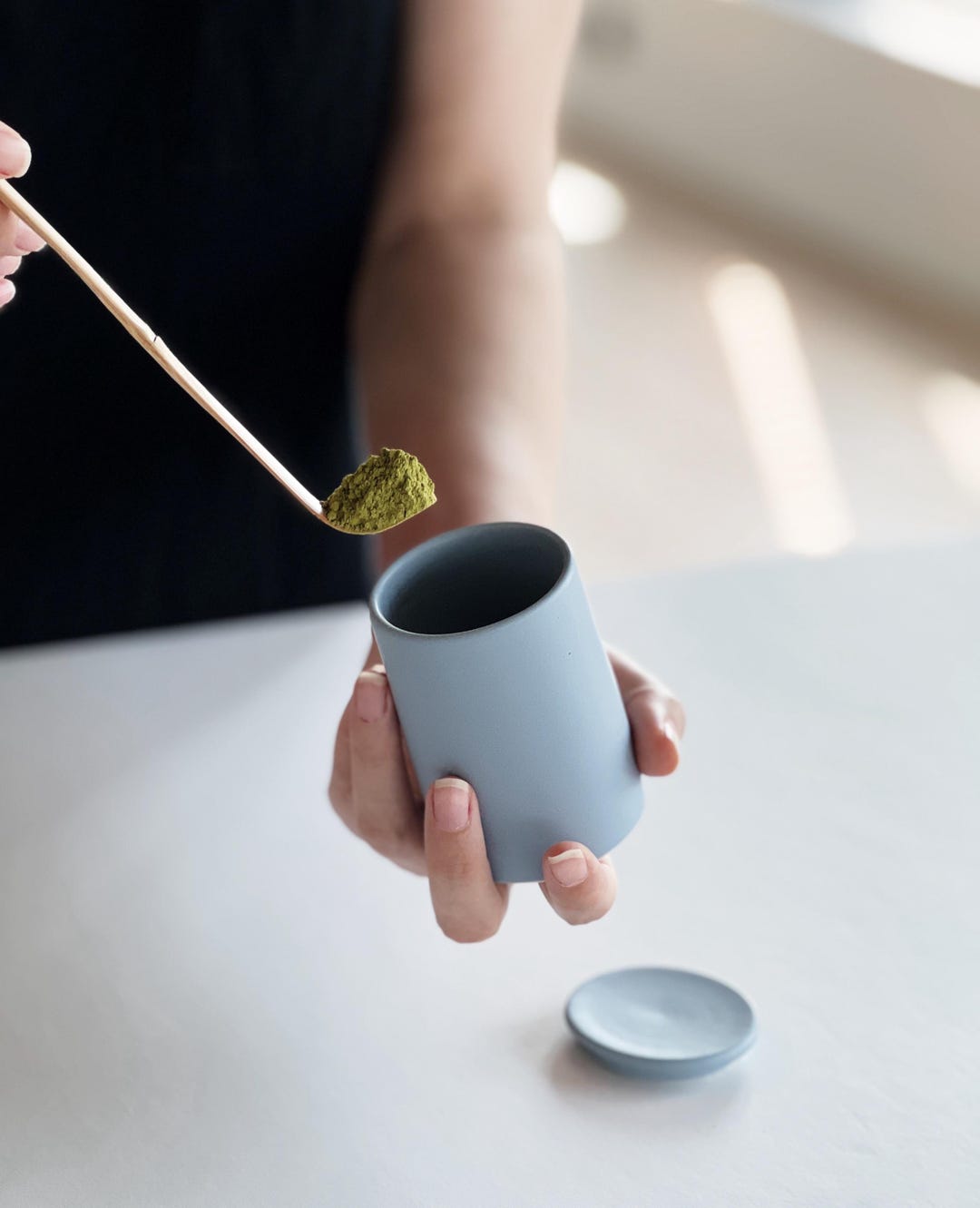 Matcha Tea Cotainer Canister Matcha Tea Set Kitchen Organise Handmade ...