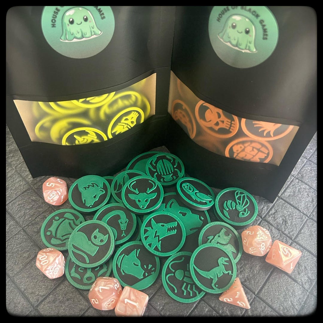 3D Printed Dnd Wild Shape Tokens – Dungeon Master Gift - Etsy