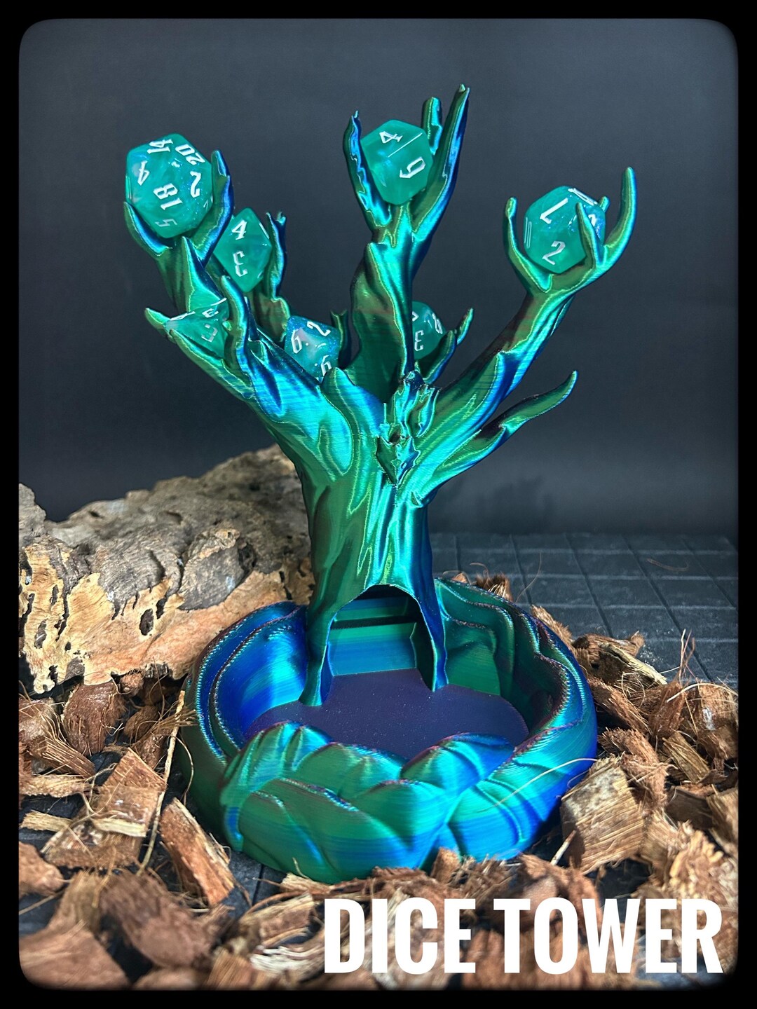 3D Printed Tree Dice Tower - Dungeons & Dragons | Pathfinder | TTRPG ...