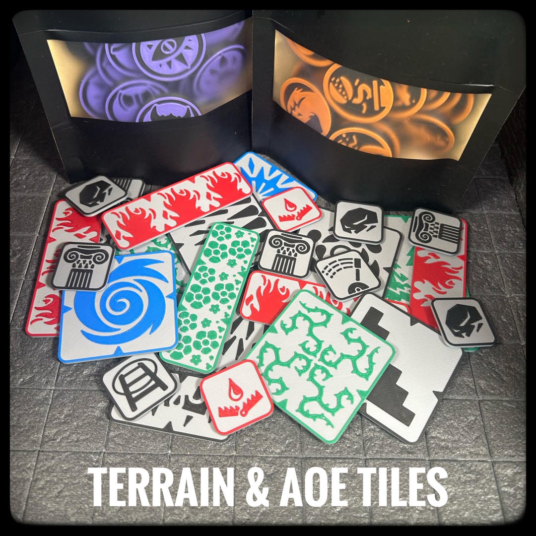 Dnd Terrain Tiles - 3D Printed Dnd Accessory and Dnd Gift Idea for ...