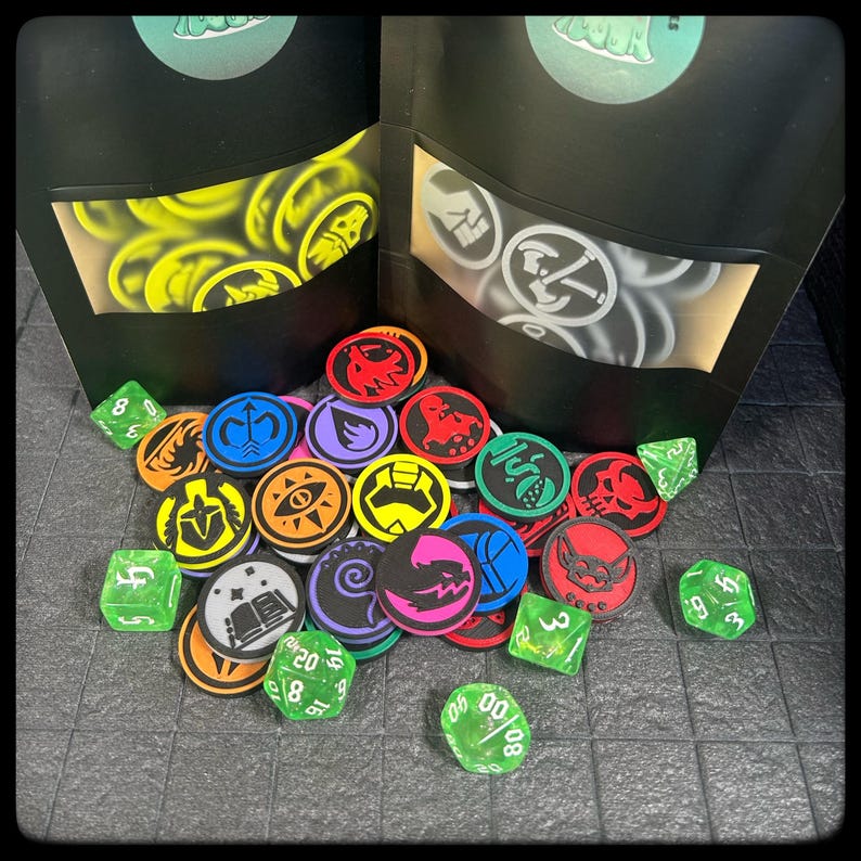 Dnd Mystery Character Tokens – 3D Printed Dungeon Master Gift - Etsy