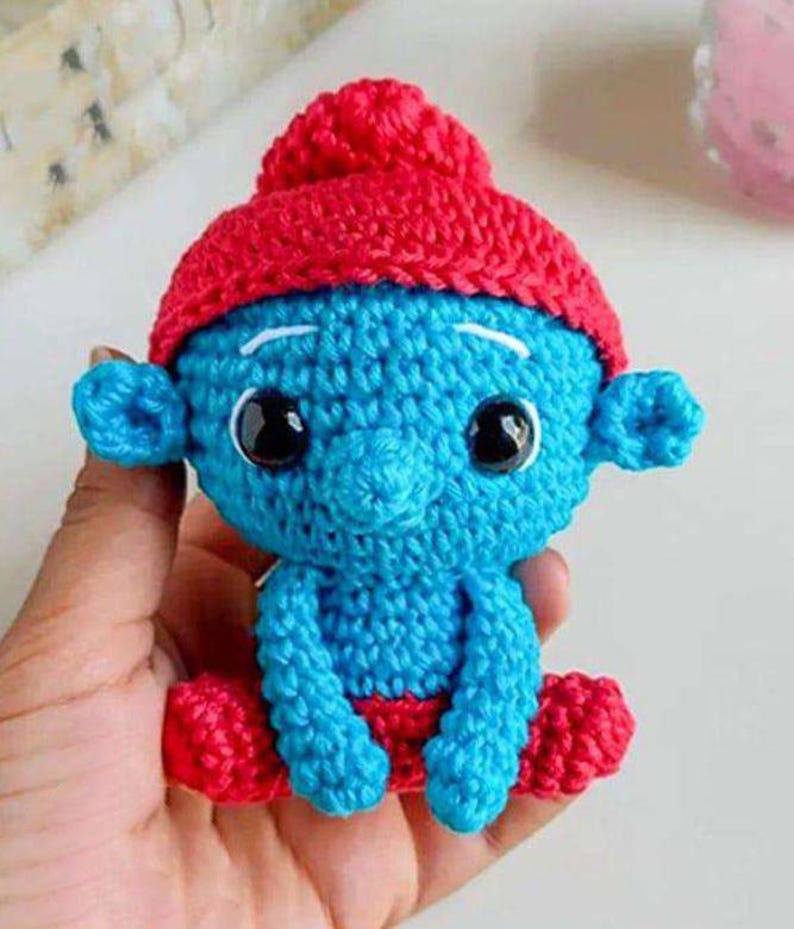 Crochet the Smurfs Amigurumi Pattern – Cute Blue Characters PDF Toy Set ...