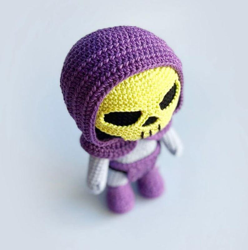 Skeletor Amigurumi Crochet Pattern - Etsy