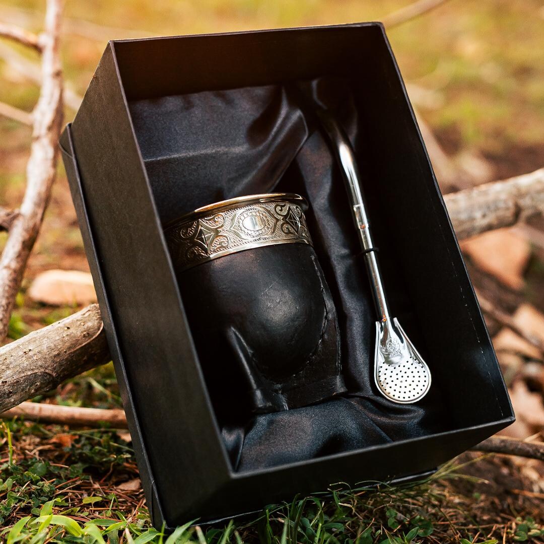 Imperial Pumpkin Mate Combo + Bombilla + Gift Box - Etsy