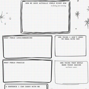 Before I Start Anything – Gentle Daily Check-in Worksheet | ADHD ...