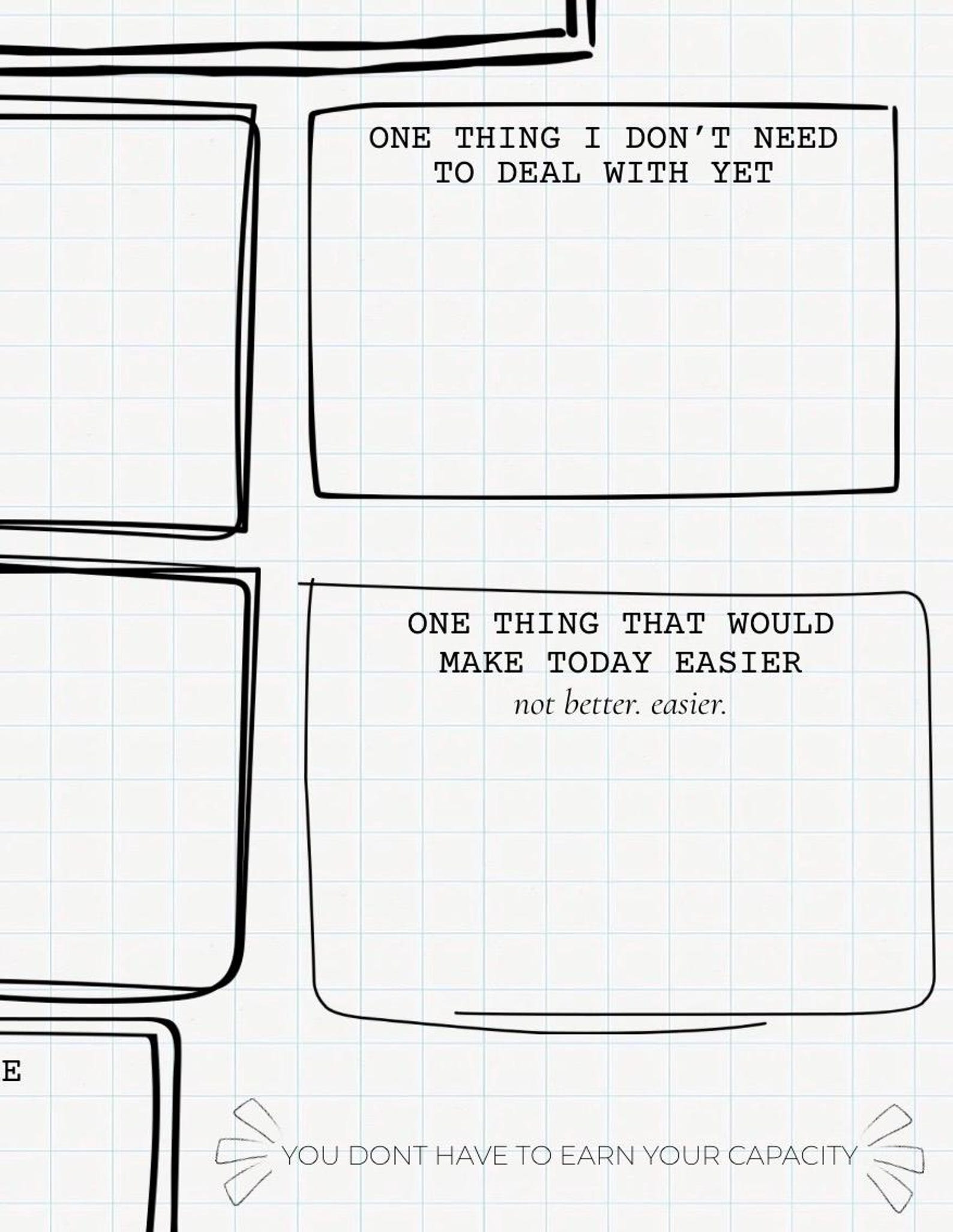 Before I Start Anything – Gentle Daily Check-in Worksheet | ADHD ...