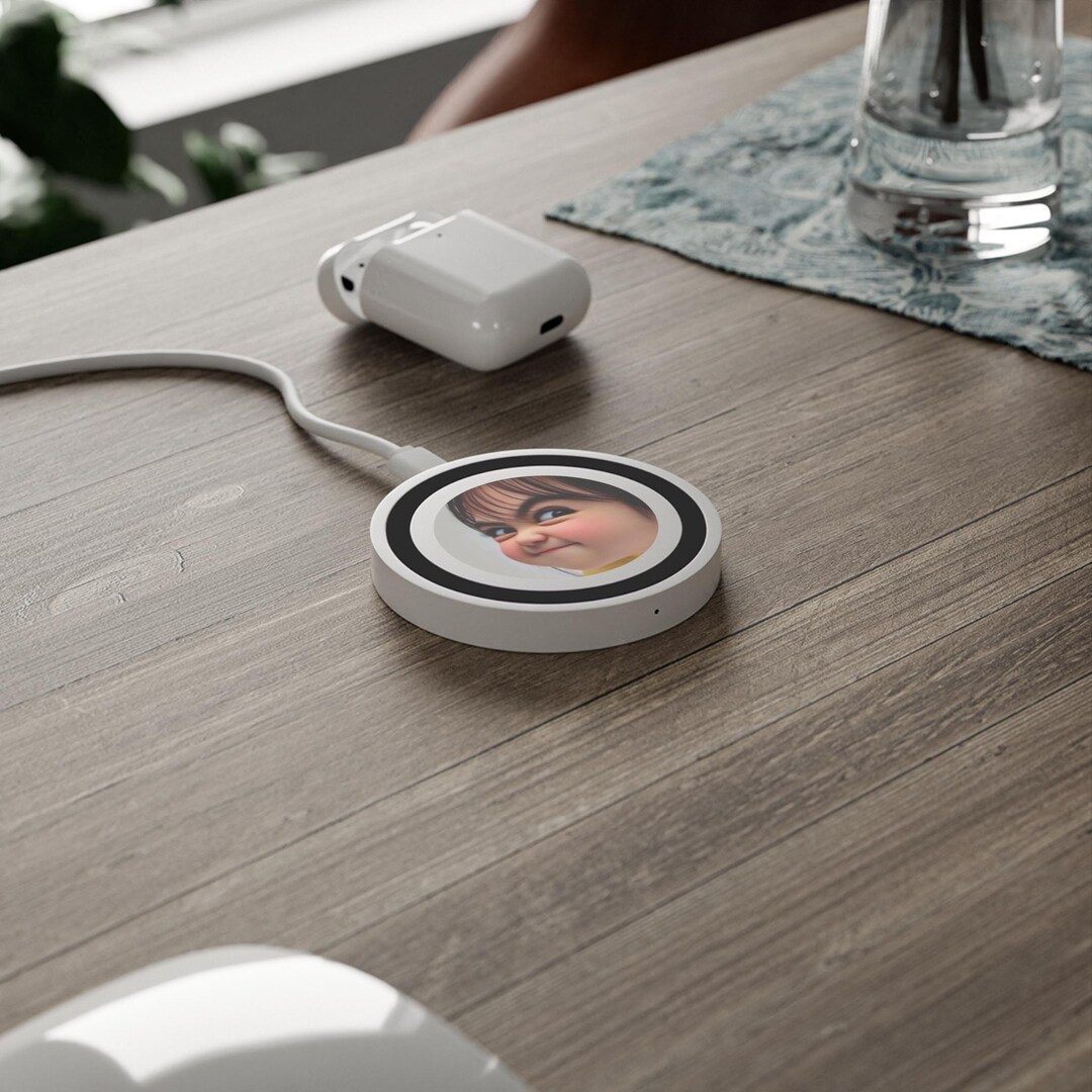 Funny Cartoon Wireless Charging Pad, Cute Phone Charger, Quirky Tech ...