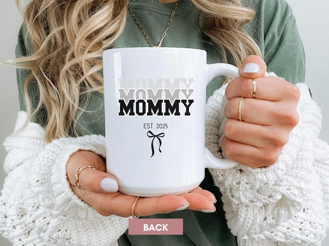 New Parents Mug Set, First Time Mom and Dad Gift, Cute Coffee Mugs for ...