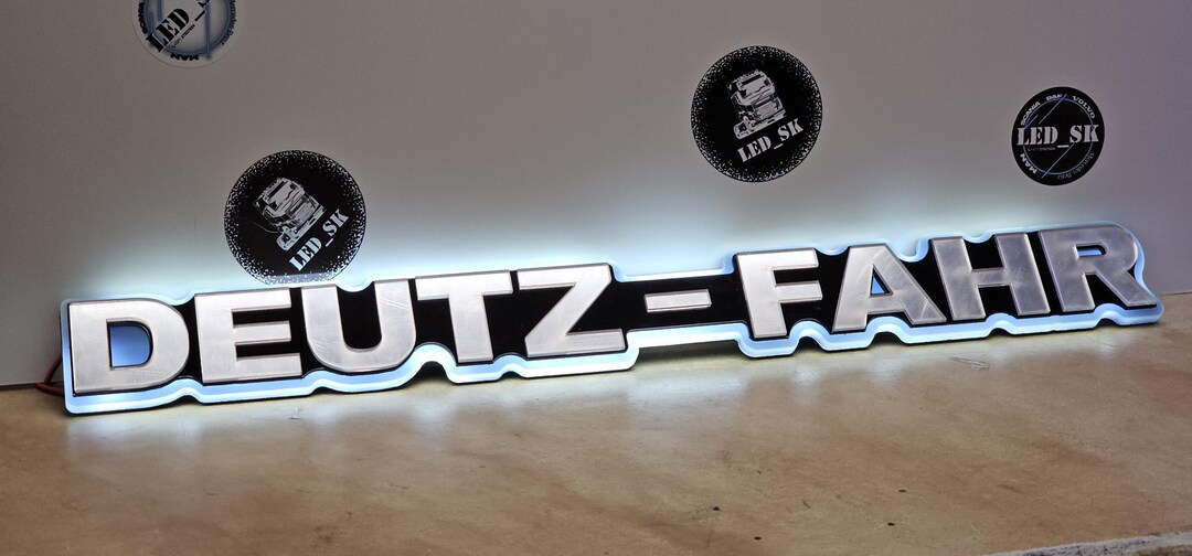 LED Illuminated Tractor DUTZ-FAHR Signs – Unique Design & High-quality ...