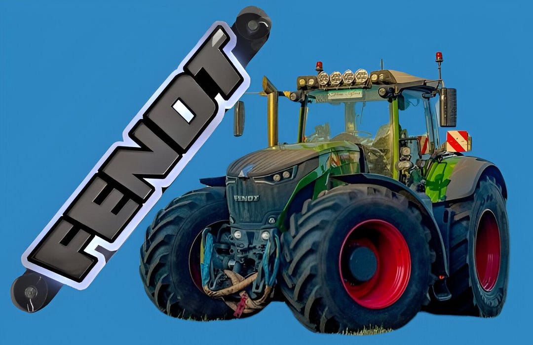 LED Illuminated FENDT Tractor Signs – Unique Design & High-quality ...