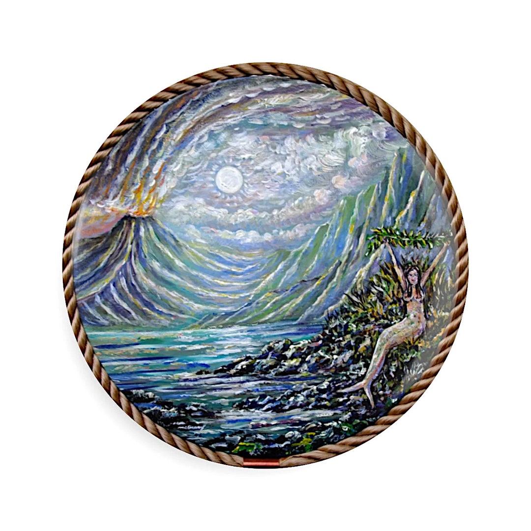 MERMAID REFRIGERATOR MAGNET Cute Girl Gift, Hawaiian Lei Gift, Hawaii ...