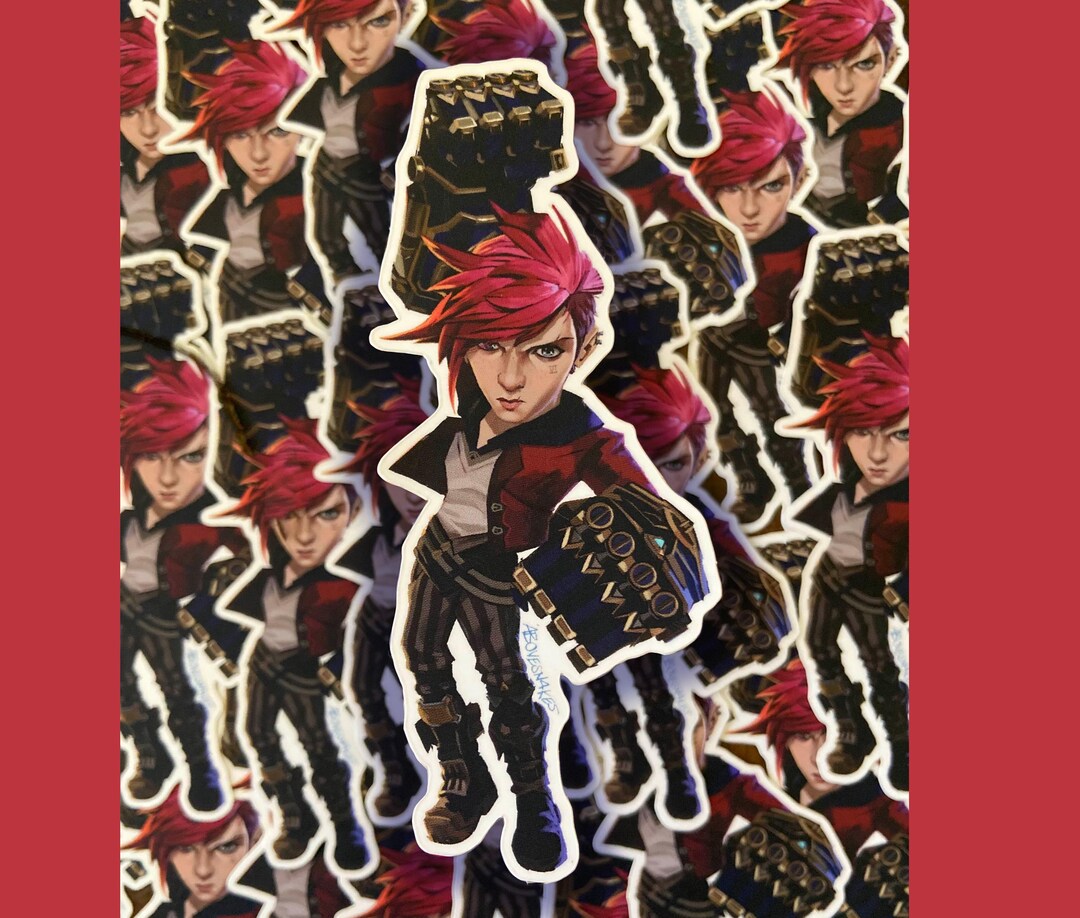 Pink Gauntlets Sticker - Character Art Sticker - Etsy